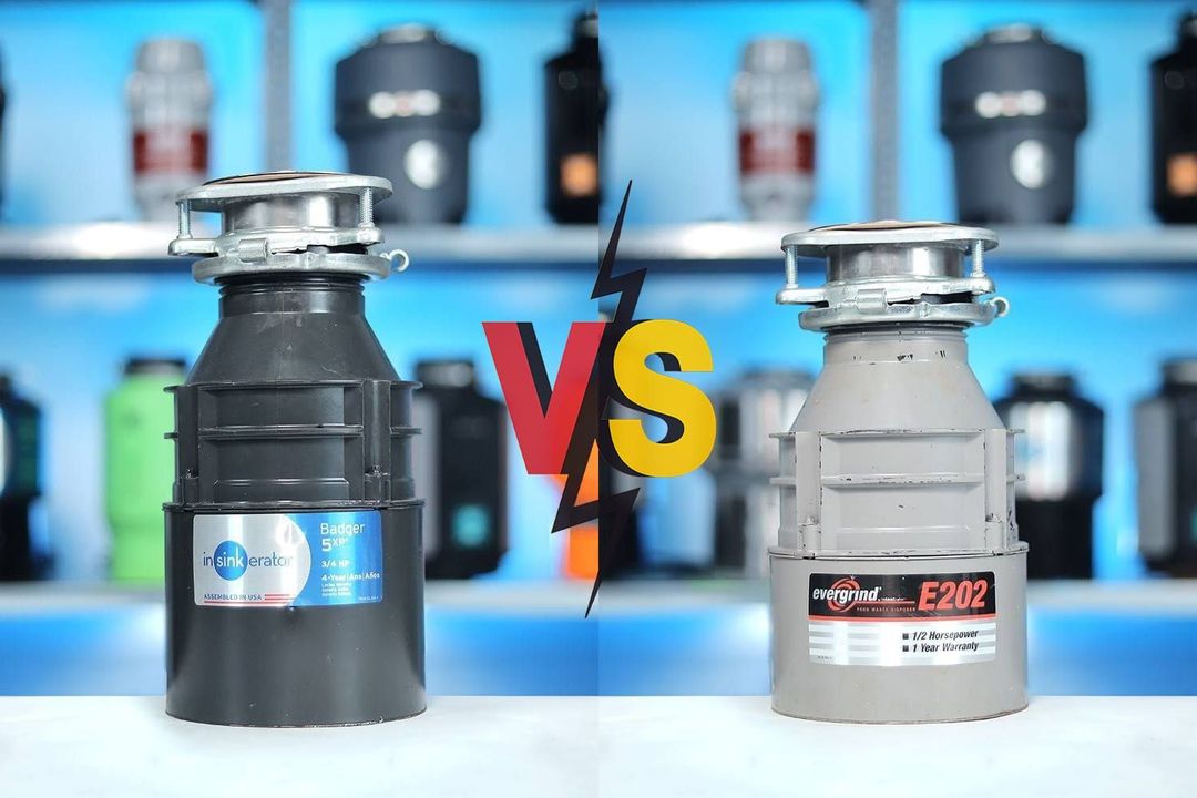 InSinkErator Badger 5XP vs Evergrind E202 1/2 HP Garbage Disposal