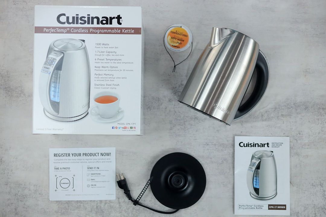 Cuisinart Electric Kettle CPK-17P1 In-depth Review