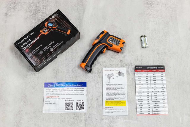 Kizen LaserPro LP300 Infrared Thermometer Gun In-depth Review