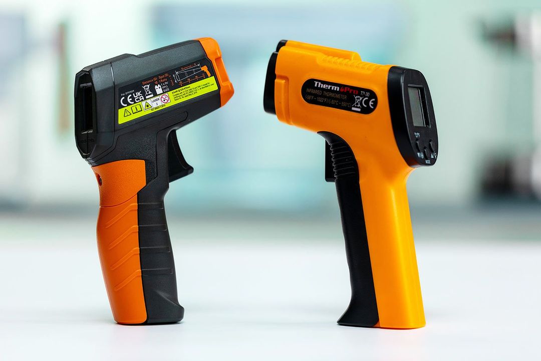 Klein Tools IR1 vs ThermoPro TP-30 Digital Infrared Thermometer ...